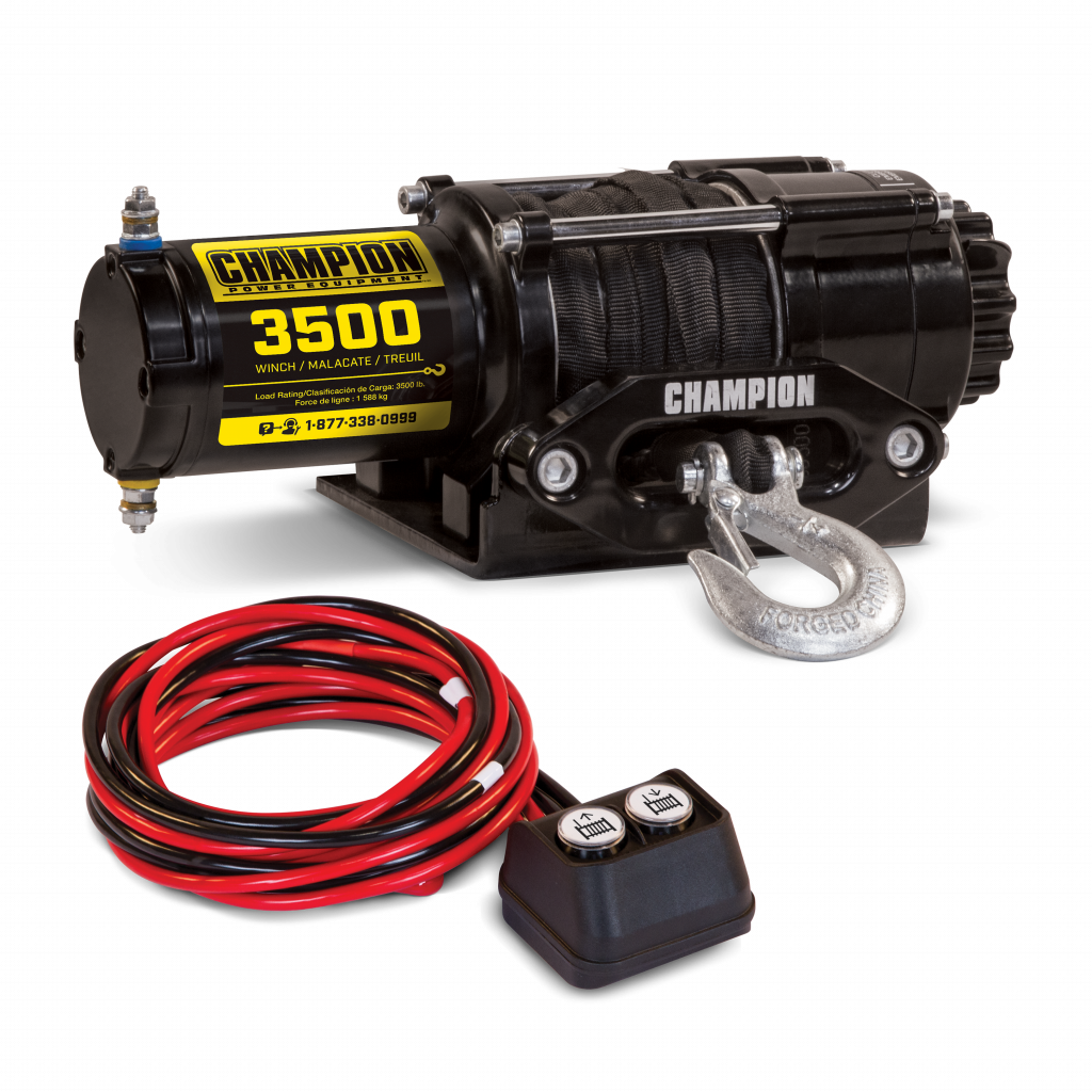 100428- 3500lb Synthetic Winch Kit - SuperGen Products